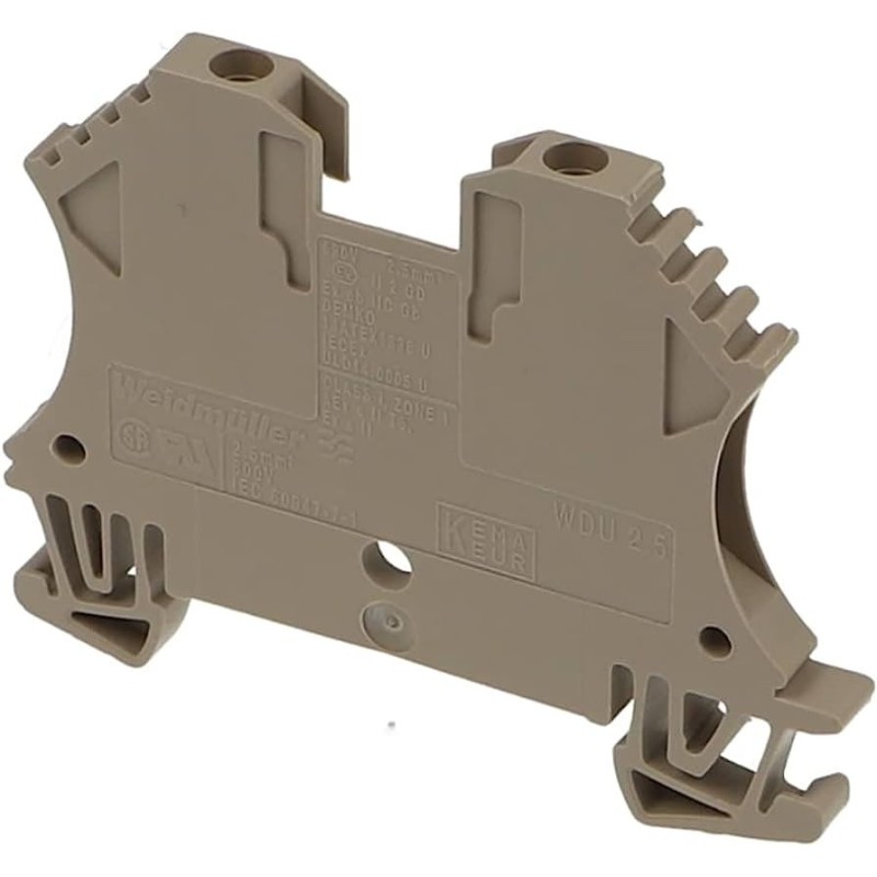 Clema para riel Din Weidmí¼ller 1020000000 WDU 2.5